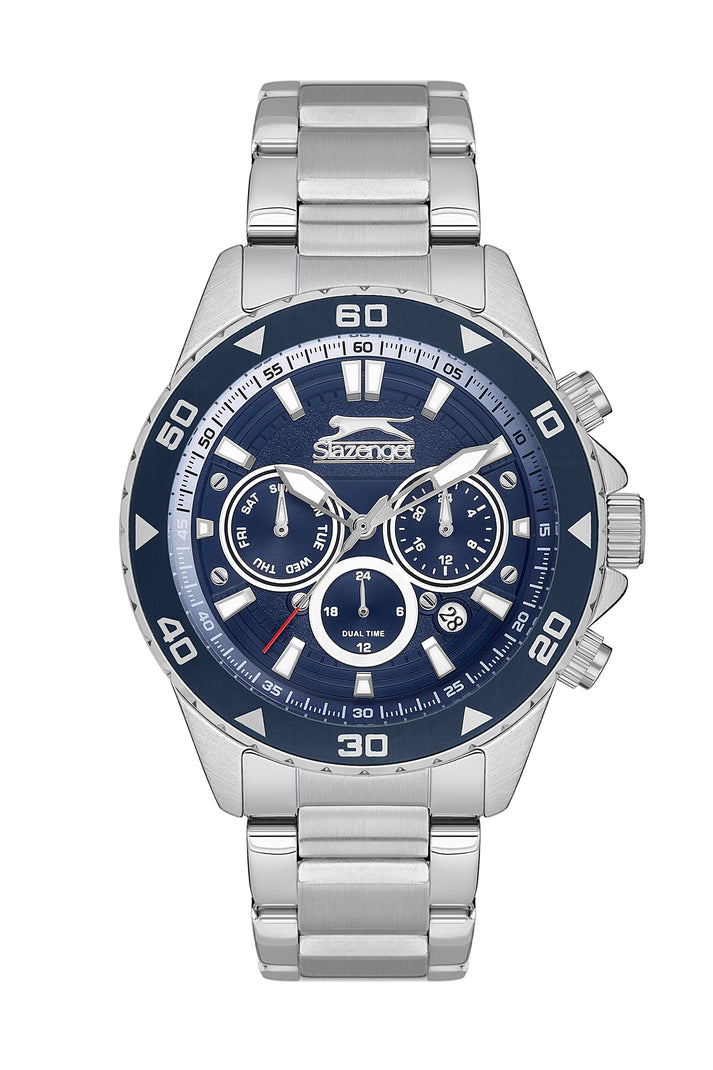 Slazenger - SL.9.2250.2.03 - Quartz Male Blue Dial Watch – Nizam Watch ...