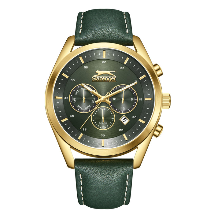 Slazenger - SL.9.2395.2.06 -Quartz Multifunction leather Strap Watch F ...